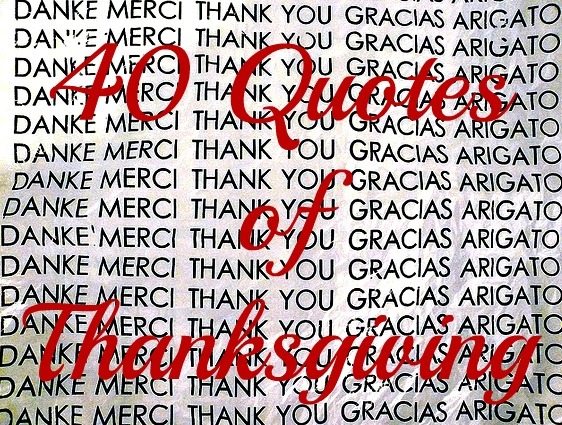 40 More Quotes of Gratitude and Thanksgiving - Daring to Live Fully