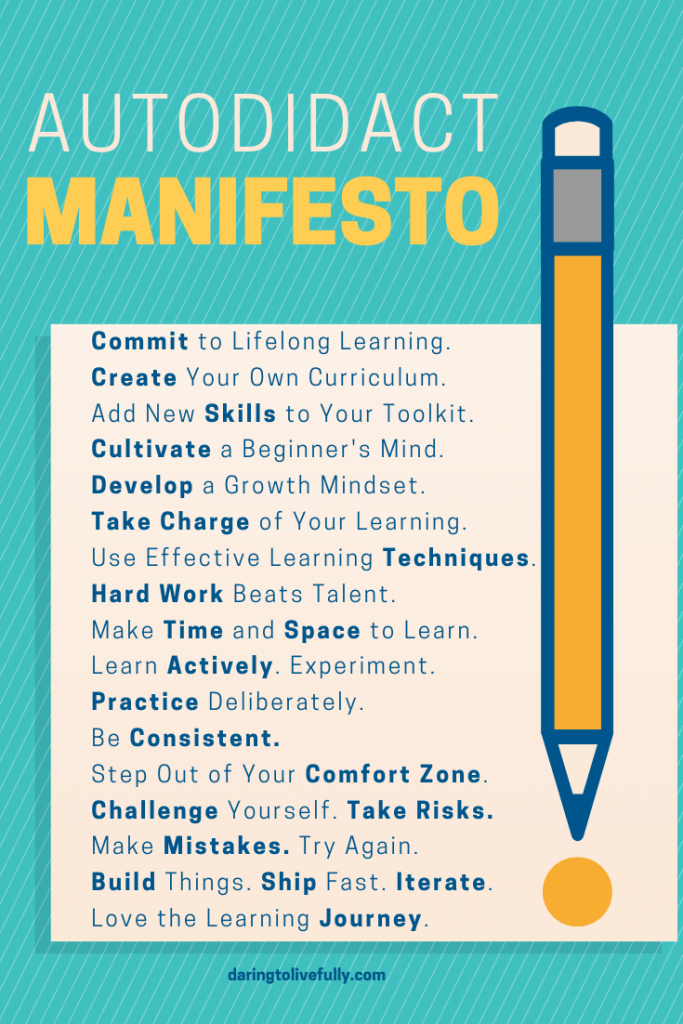 Autodidact Manifesto - A Manifesto for Self-Learners