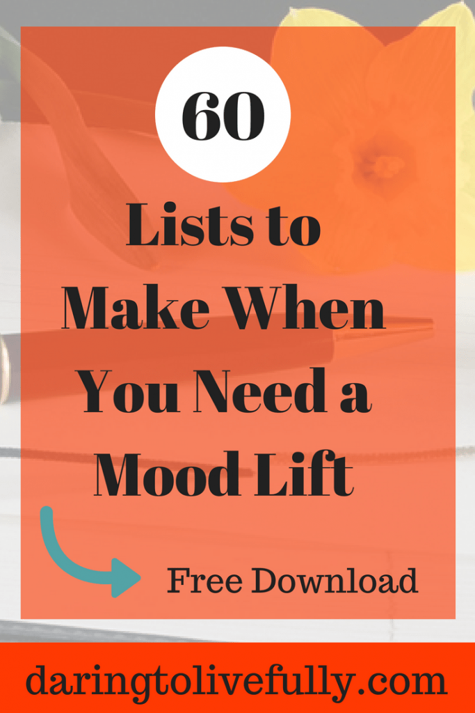 60 Lists to Make When You Need a Mood Lift